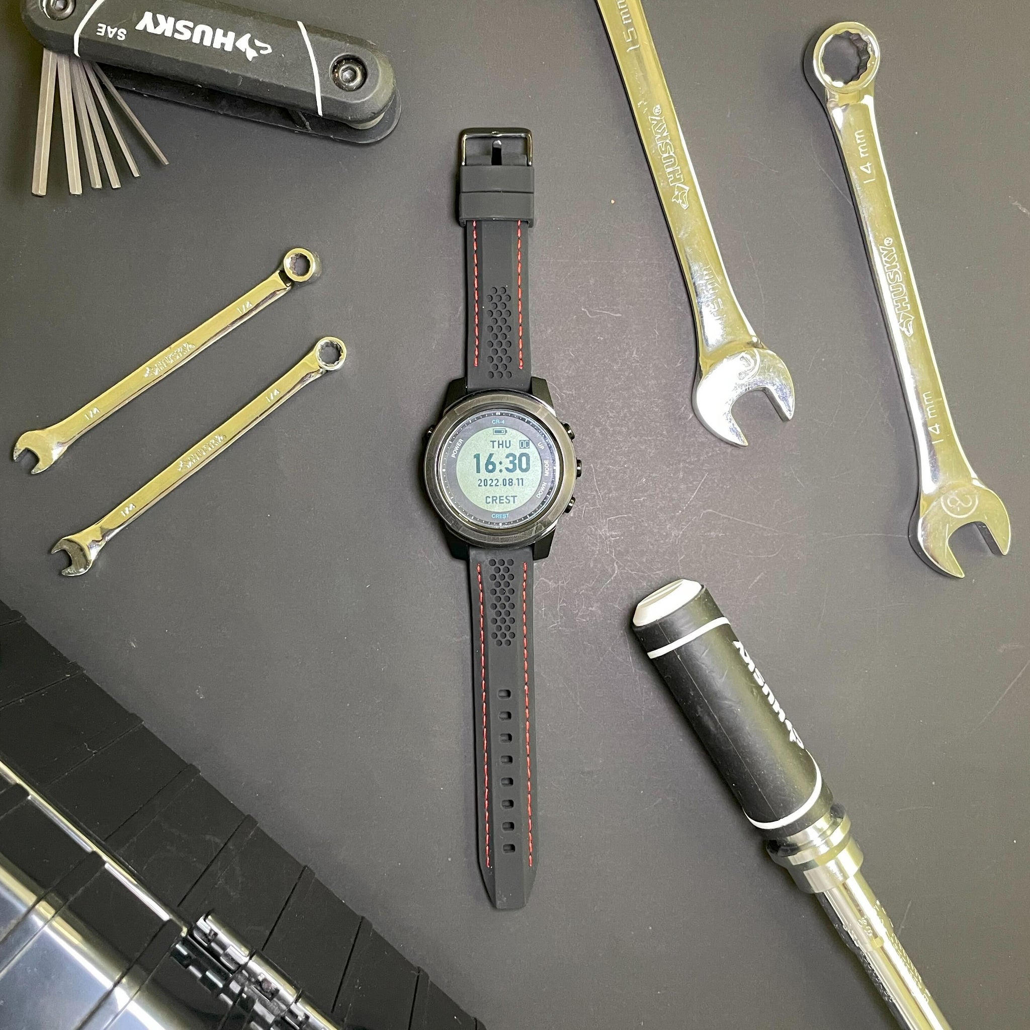 CREST CR-4 Wine After Dive Silicone Short Strap Set