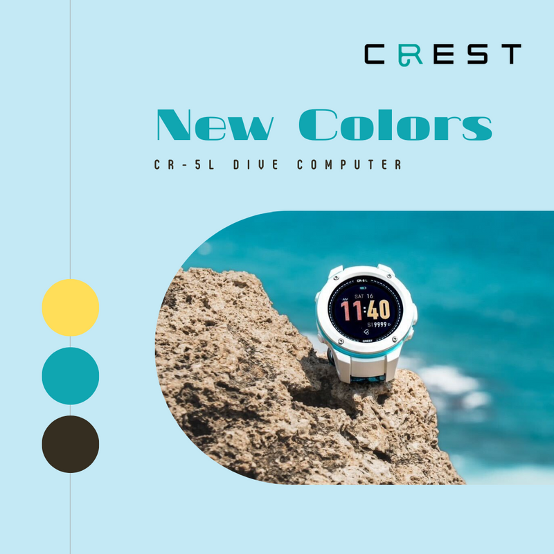 CREST 『CR-LITE』 CR-5L diving computer｜High CP value. Hot selling item. Turning pages with your ...