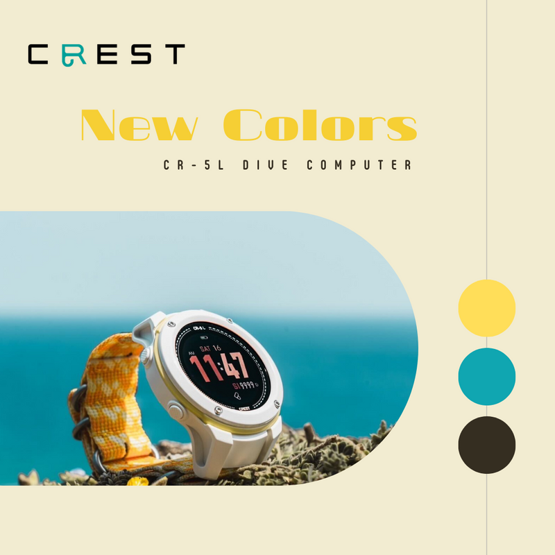 CREST 『CR-LITE』 CR-5L diving computer｜High CP value. Hot selling item. Turning pages with your ...